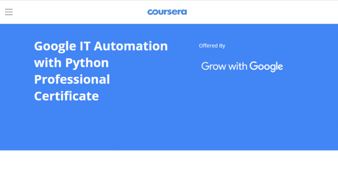 Google เปิดคอร์สออนไลน์ Google IT Automation with Python บน Coursera ...